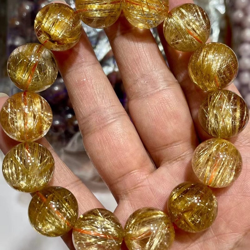 Golden Rutilated Quartz - Etsy