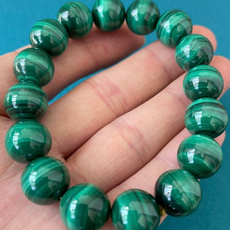 Malachite Beads - Etsy
