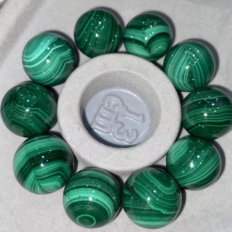 Malachite Beads - Etsy