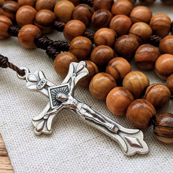 Wooden Rosary for Men - Etsy