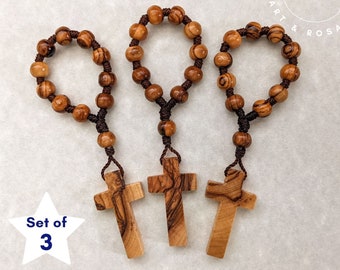 Wood Finger Rosary - Etsy