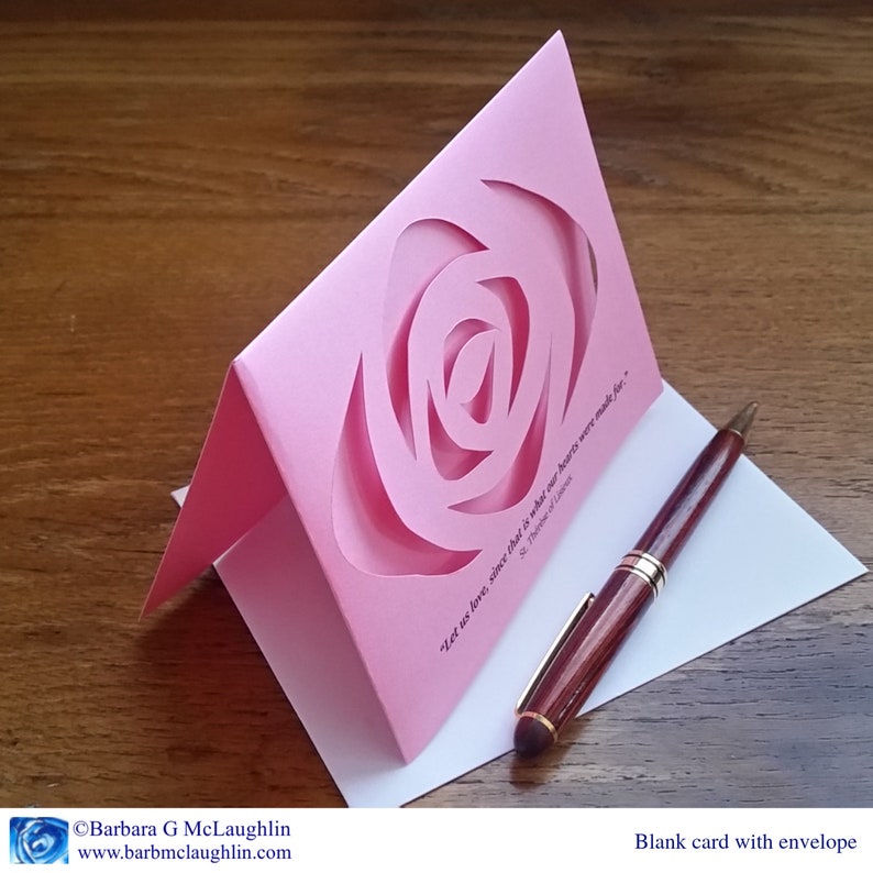 4 Catholic Cards with St Therese of Lisieux Quote. Handmade | Etsy