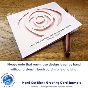 Catholic Card With St Therese of Lisieux Quote. Handmade Card With ...