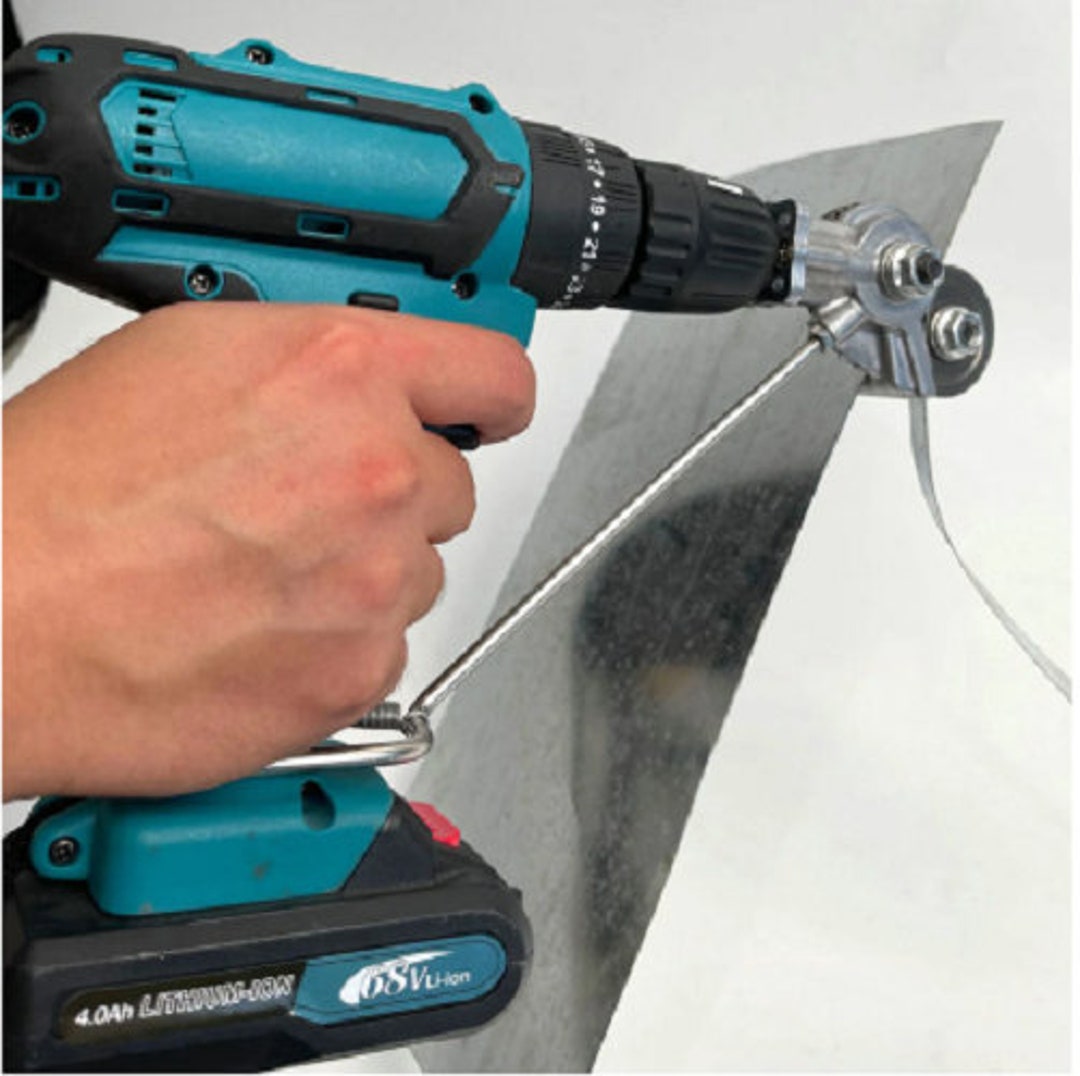 Electric Drill Plate Cutter Metal Sheet Cutting Tool Convert Shears - Etsy
