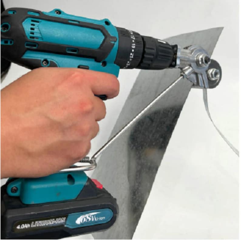 Electric Drill Plate Cutter Metal Sheet Cutting Tool Convert Shears - Etsy