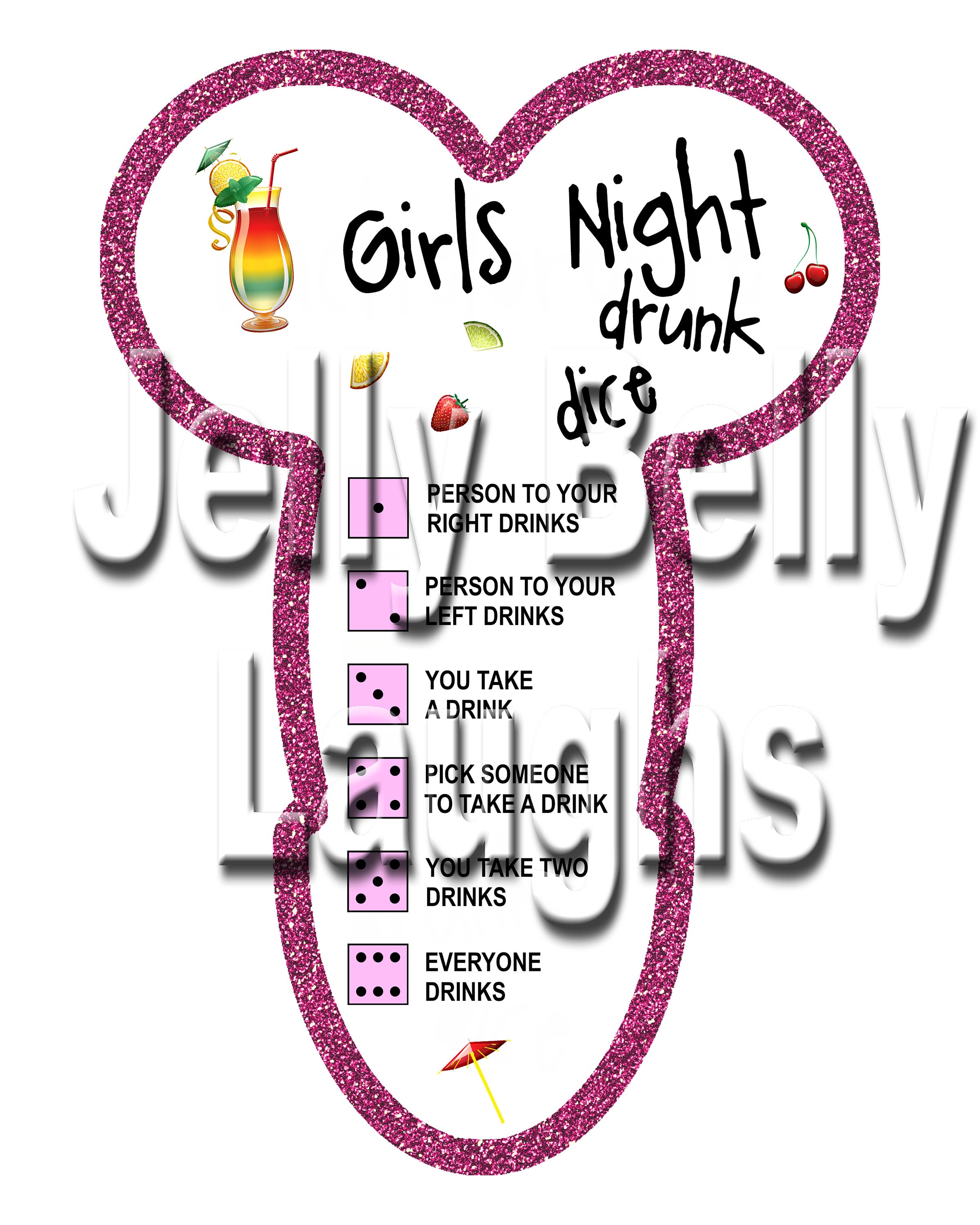 Drunk Dice Girls Night Drinking Game Adult Drinking Party - Etsy