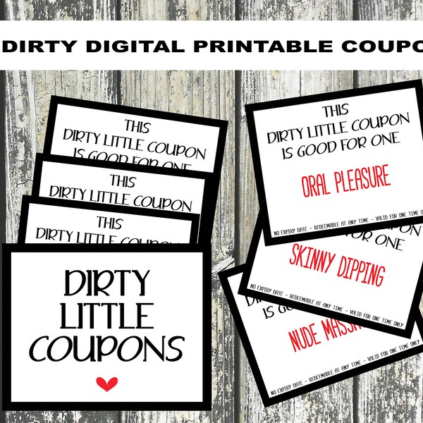 Sexy Coupons Printable Etsy
