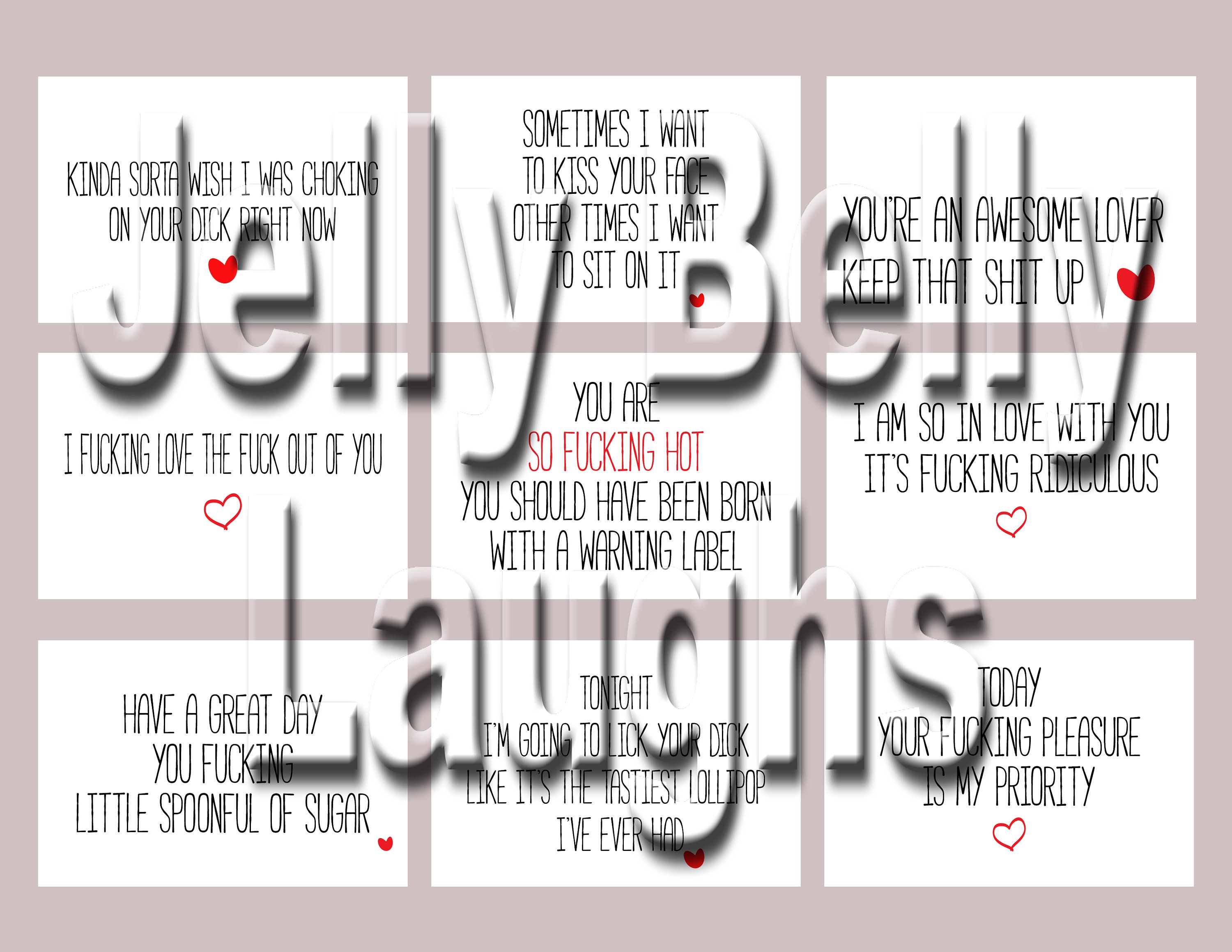 Sexy Love Notes Naughty Love Notes Love Notes for Him - Etsy