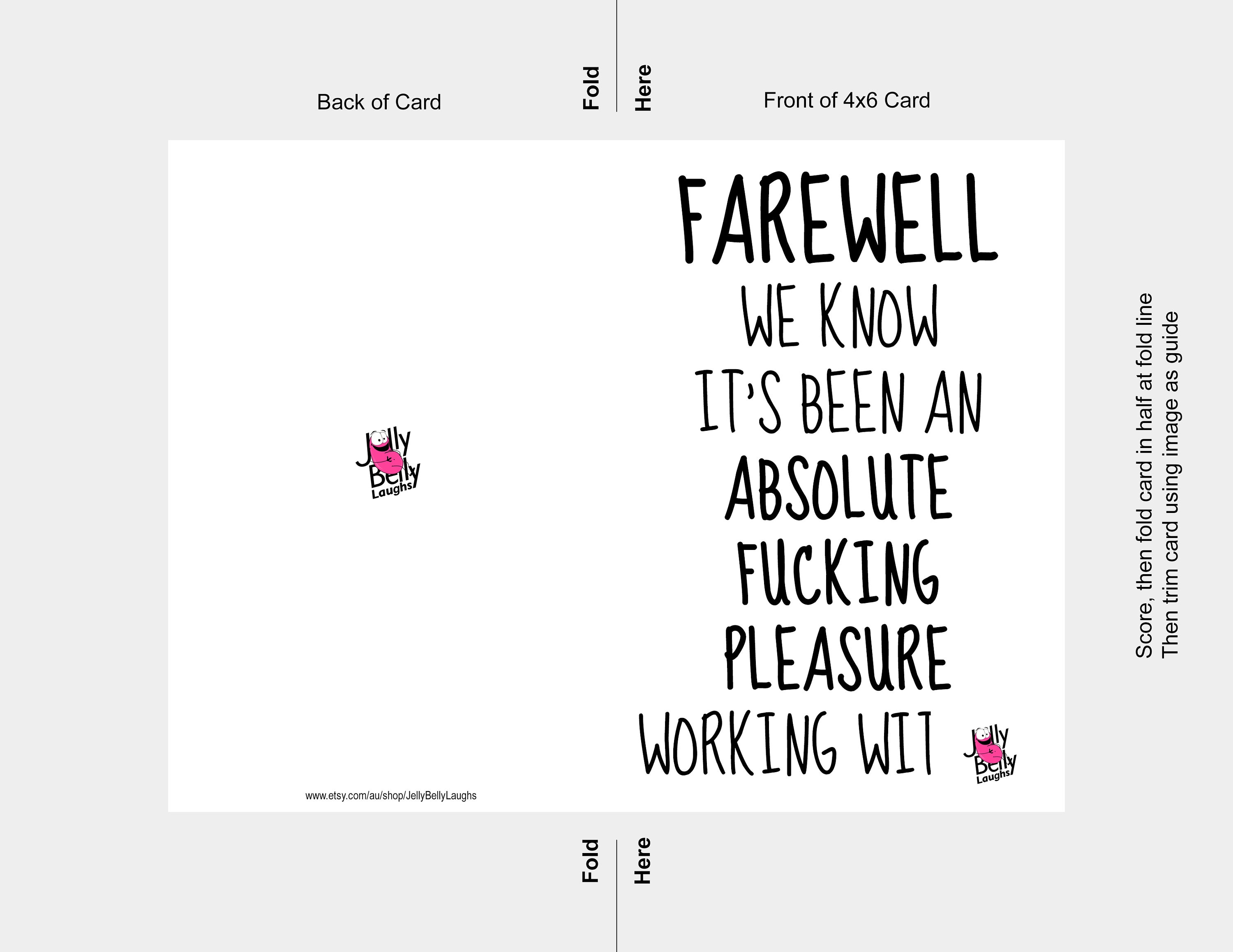 Funny Farewell Card Funny Retirement Card New Job Card Etsy funny-farewell-card-funny-retirement-card-new-job-card-etsy