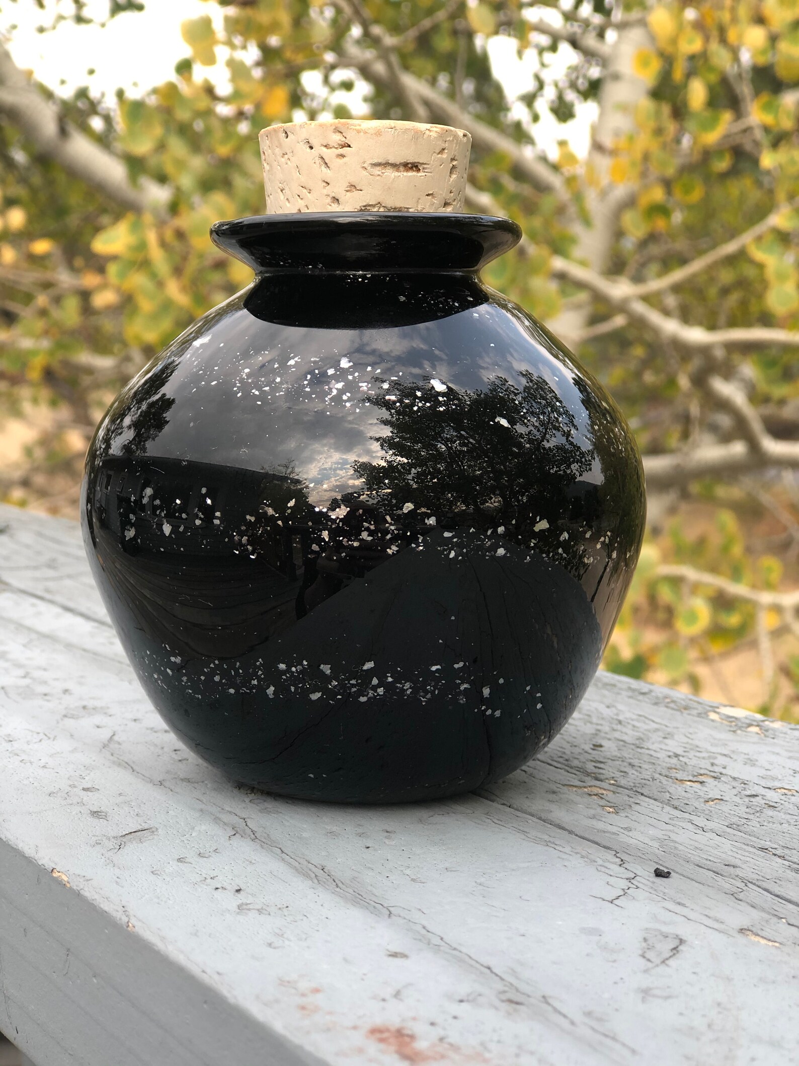 Galaxy Potion Jar Round With Swirl - Etsy