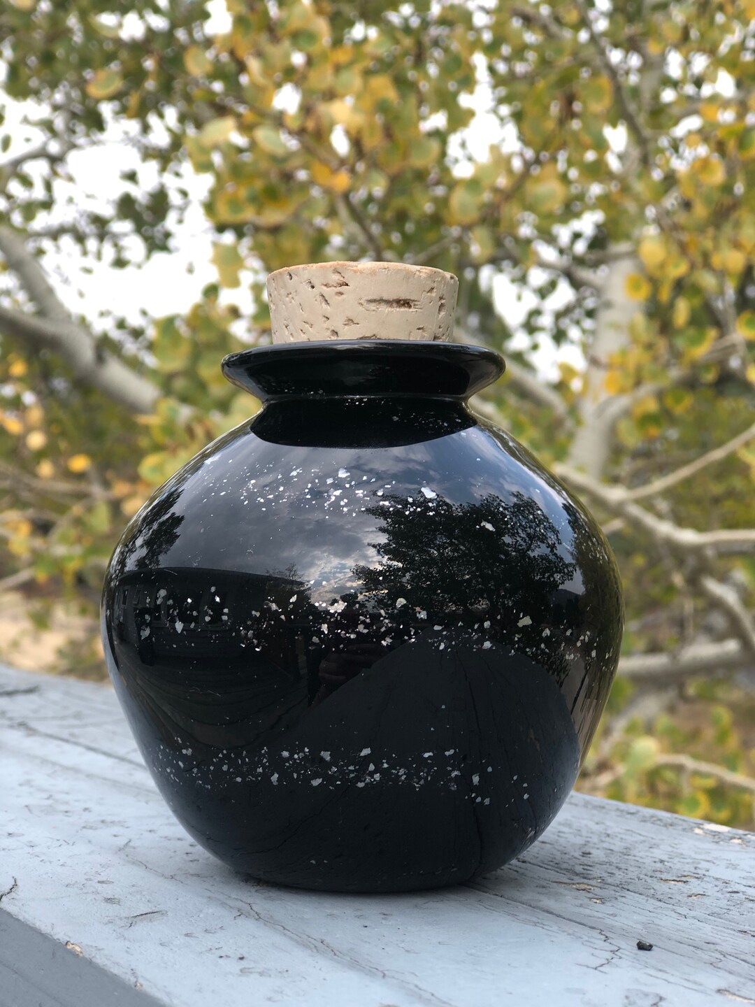 Galaxy Potion Jar Round With Swirl - Etsy