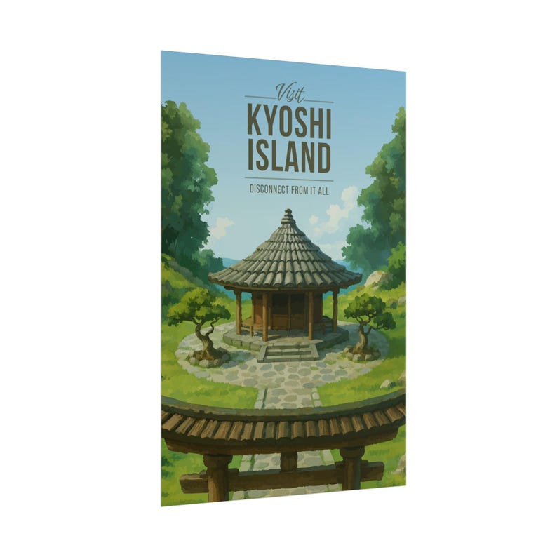 KYOSHI ISLAND * Travel Poster * Scenic Faantasy Wall Art - Etsy