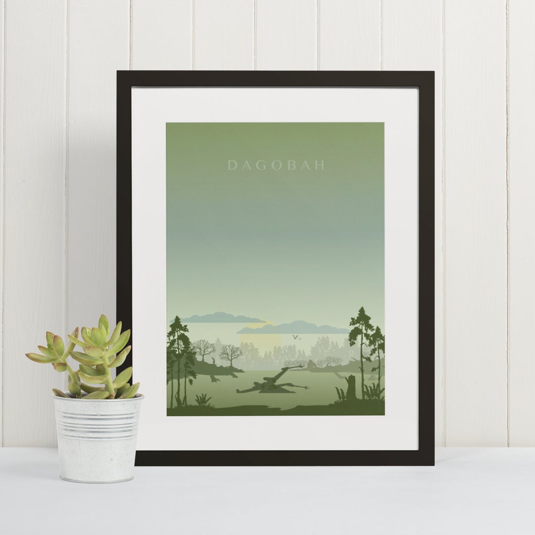 DAGOBAH * Star Wars Galaxy Art Posters * Digital Download * Classic ...