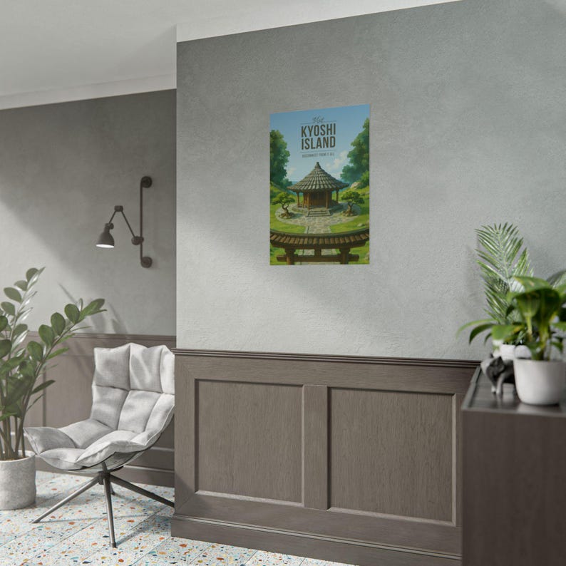 KYOSHI ISLAND * Travel Poster * Scenic Faantasy Wall Art - Etsy