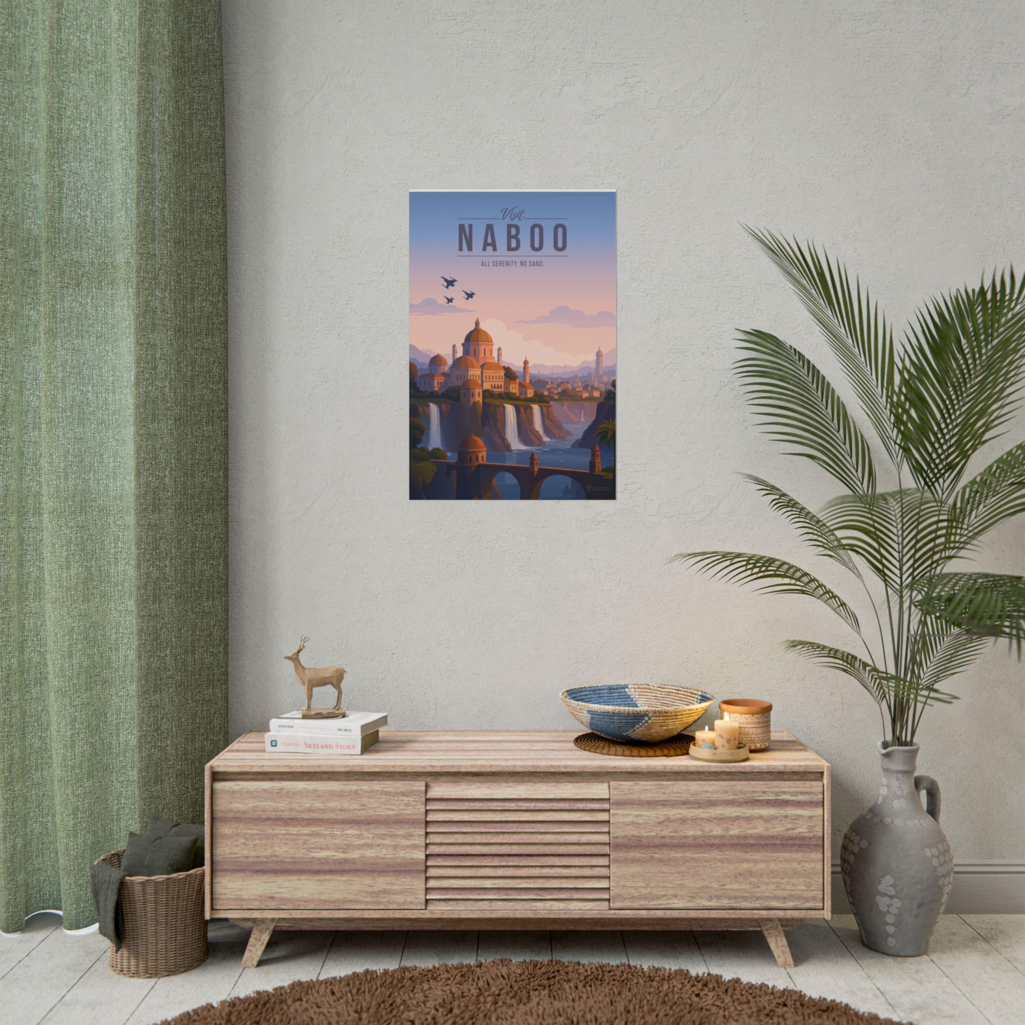 NABOO * Galactic Travel Poster * Scenic Sci-fi Wall Art - Etsy
