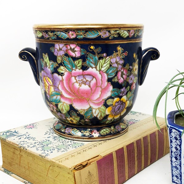 Blue Cachepot - Etsy