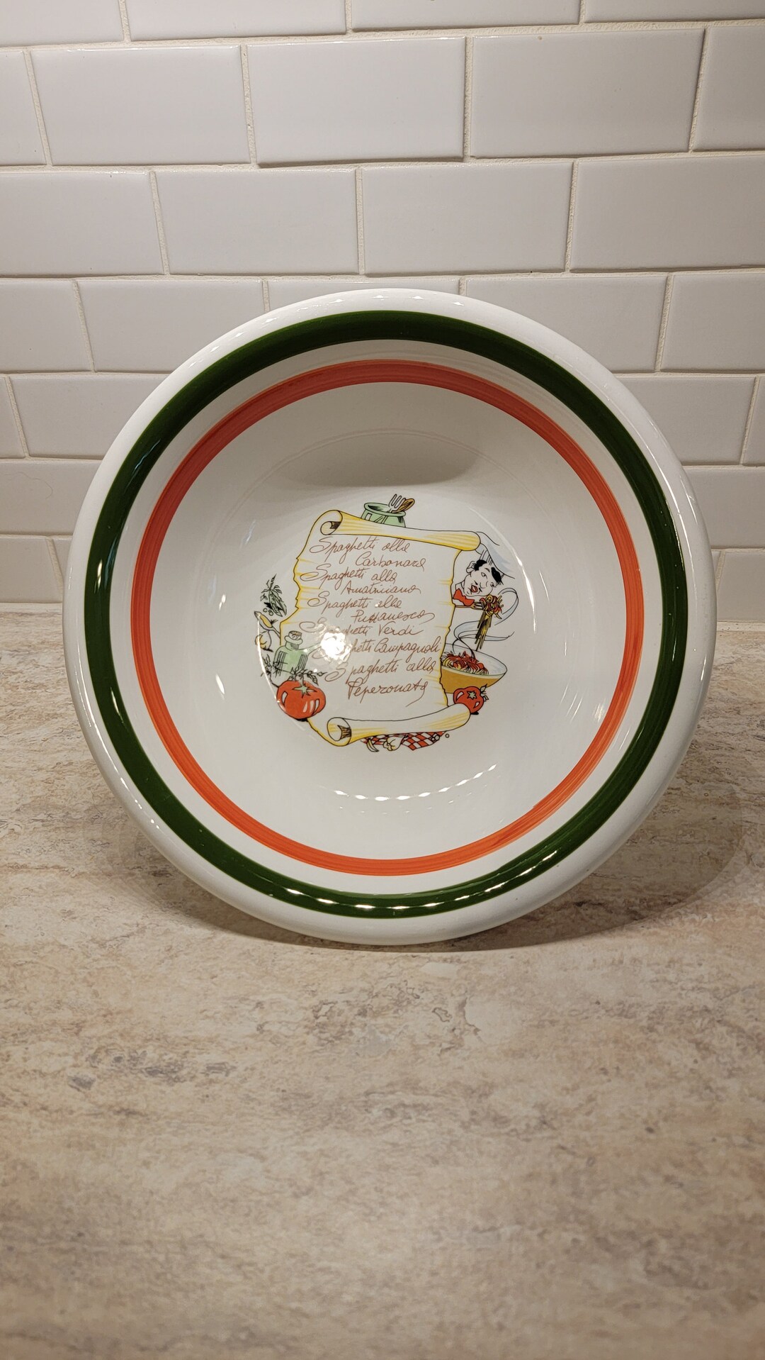 Himark Made in Italy San Remo 10' Pasta Spaghetti Serving - Etsy