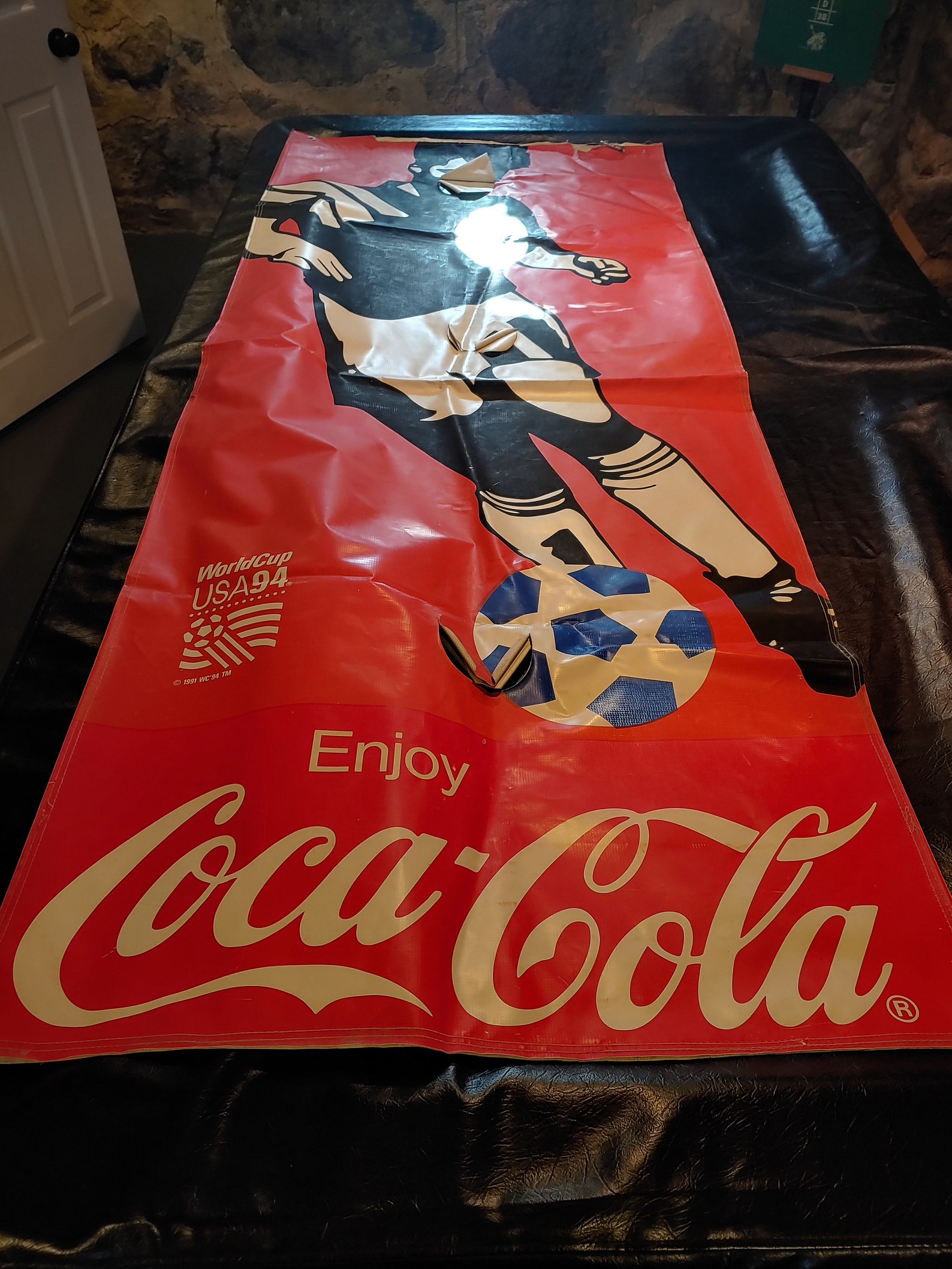Coca Cola Banner, World Cup Banner, Futbol Banner Pennant 1994 World ...