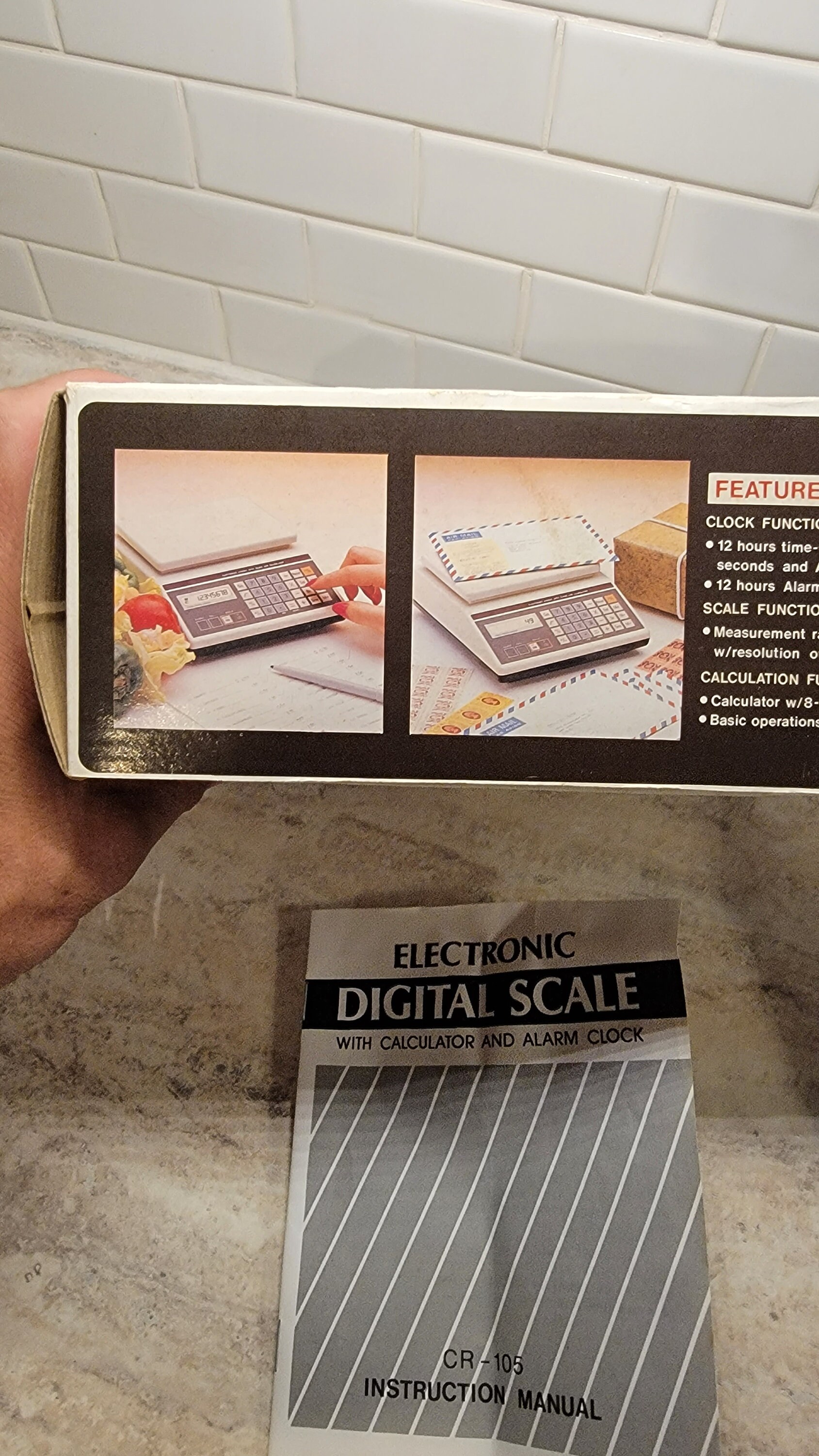 Vintage Electronic Digital Scale With Clock and Calculator - Etsy