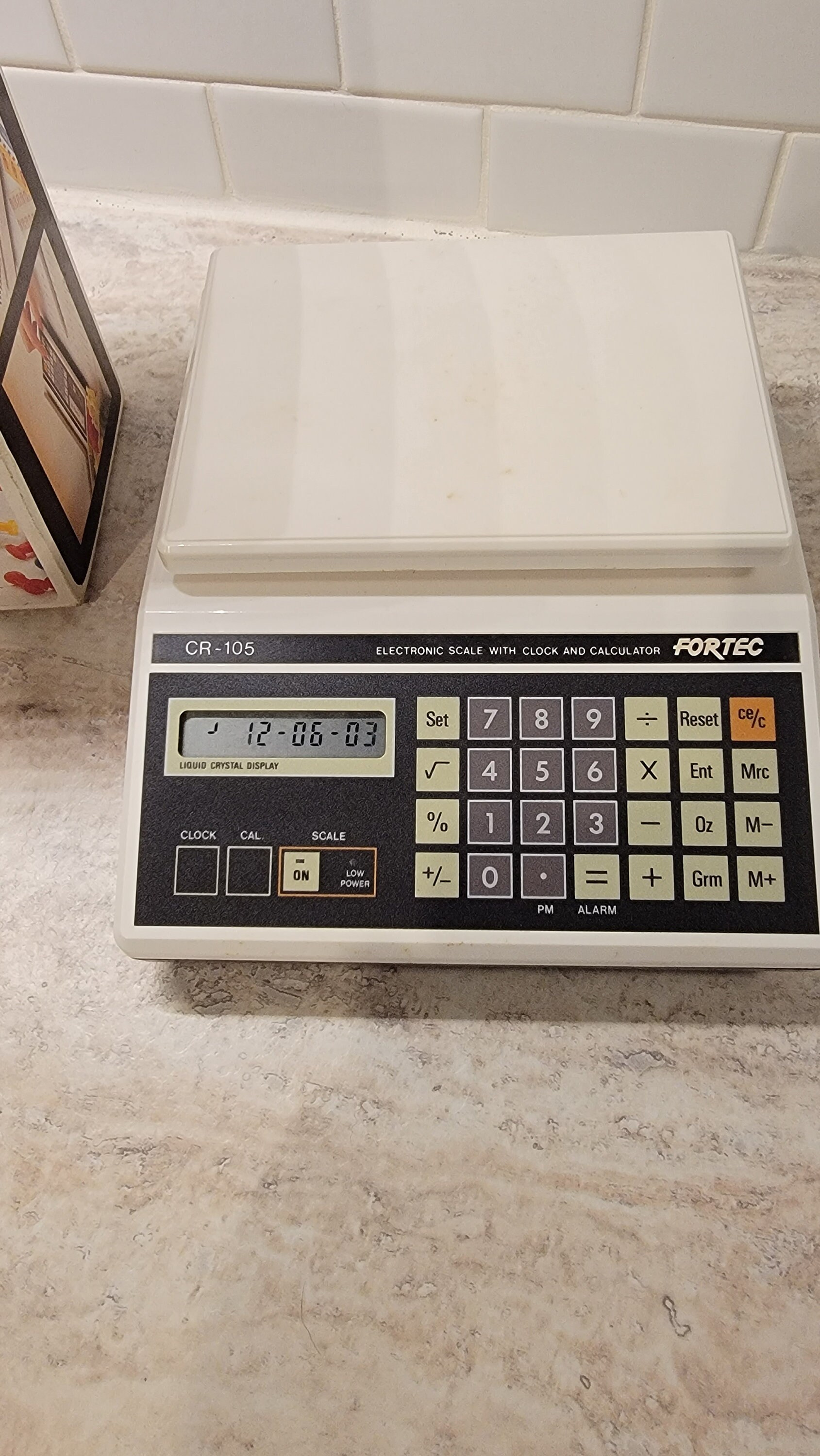 Vintage Electronic Digital Scale With Clock and Calculator - Etsy