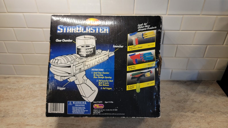Vintage 1990s Toy Starblaster Toy Gun, Foam Disk Shooter - Etsy