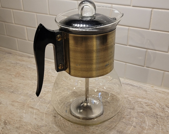 Vintage Glass Handcraft Percmaster 1950s Percolator, Vintage Glass ...