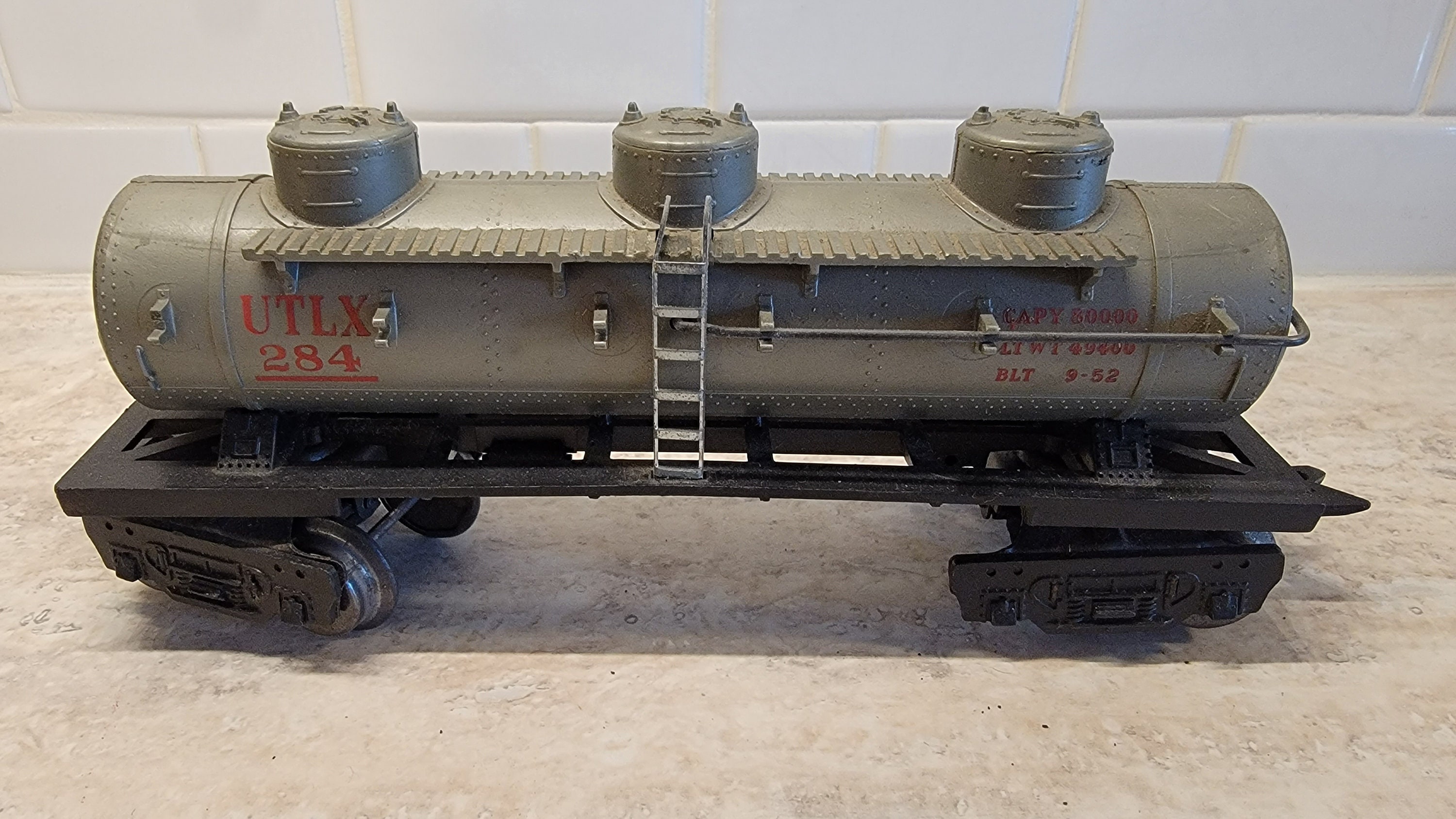 Vintage Marx Toy Train Utlx 284 Three Dome Tank Car - Etsy
