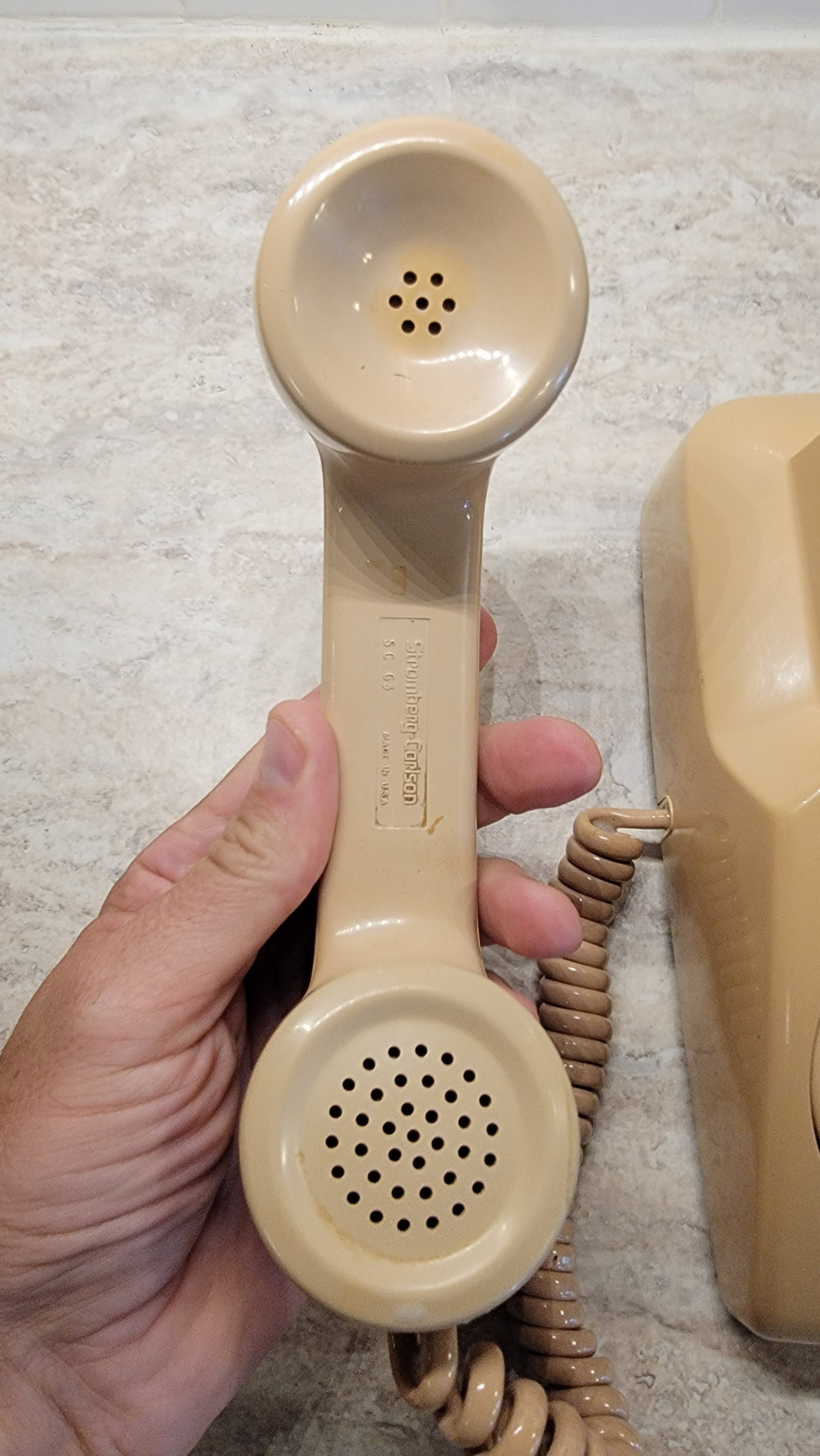 Vintage ITT Rotary Cream Colored Phone, Non Working Condition - Etsy