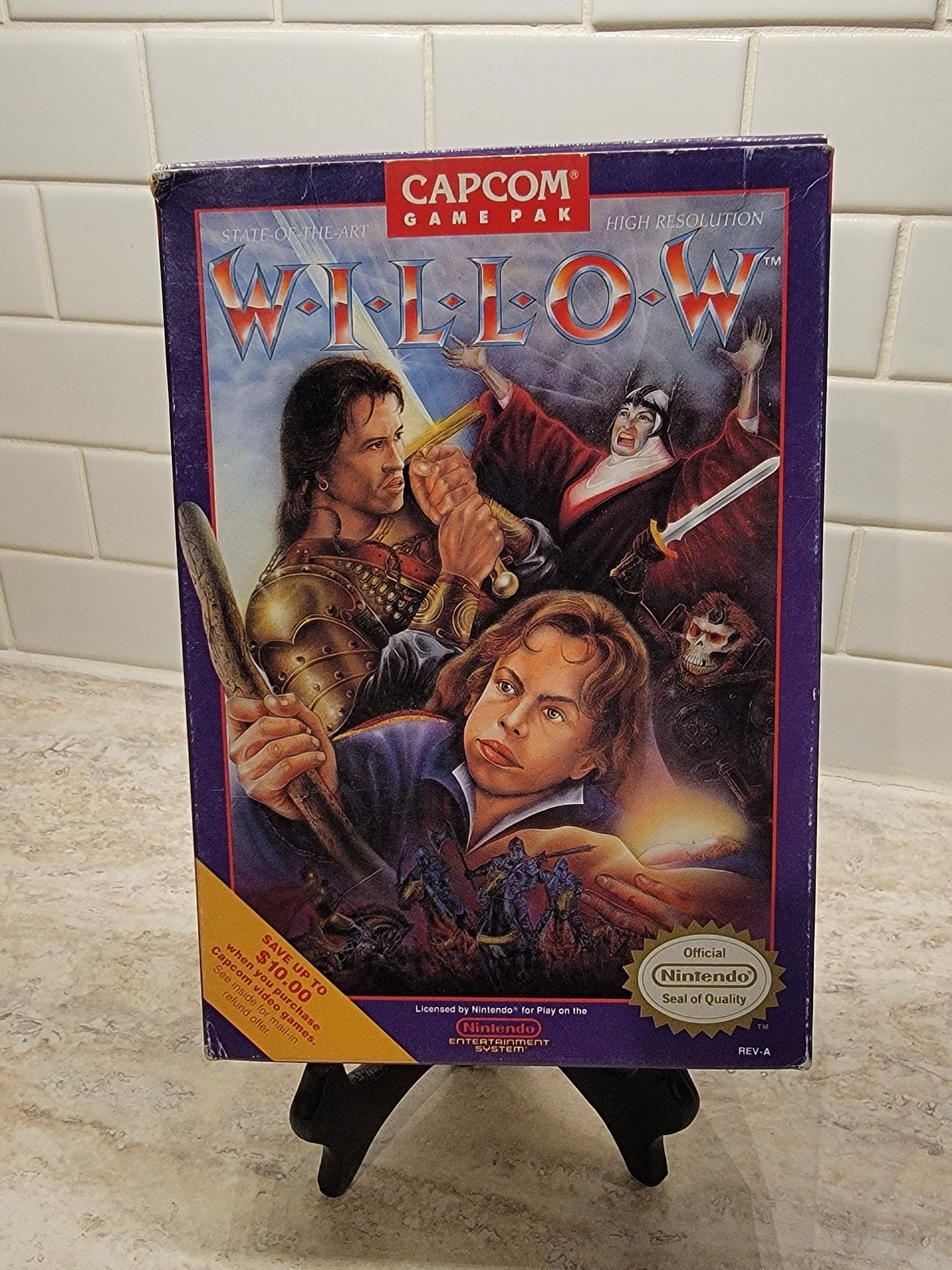 Original Nintendo NES Willow Video Game With Original Box, Manual, and ...