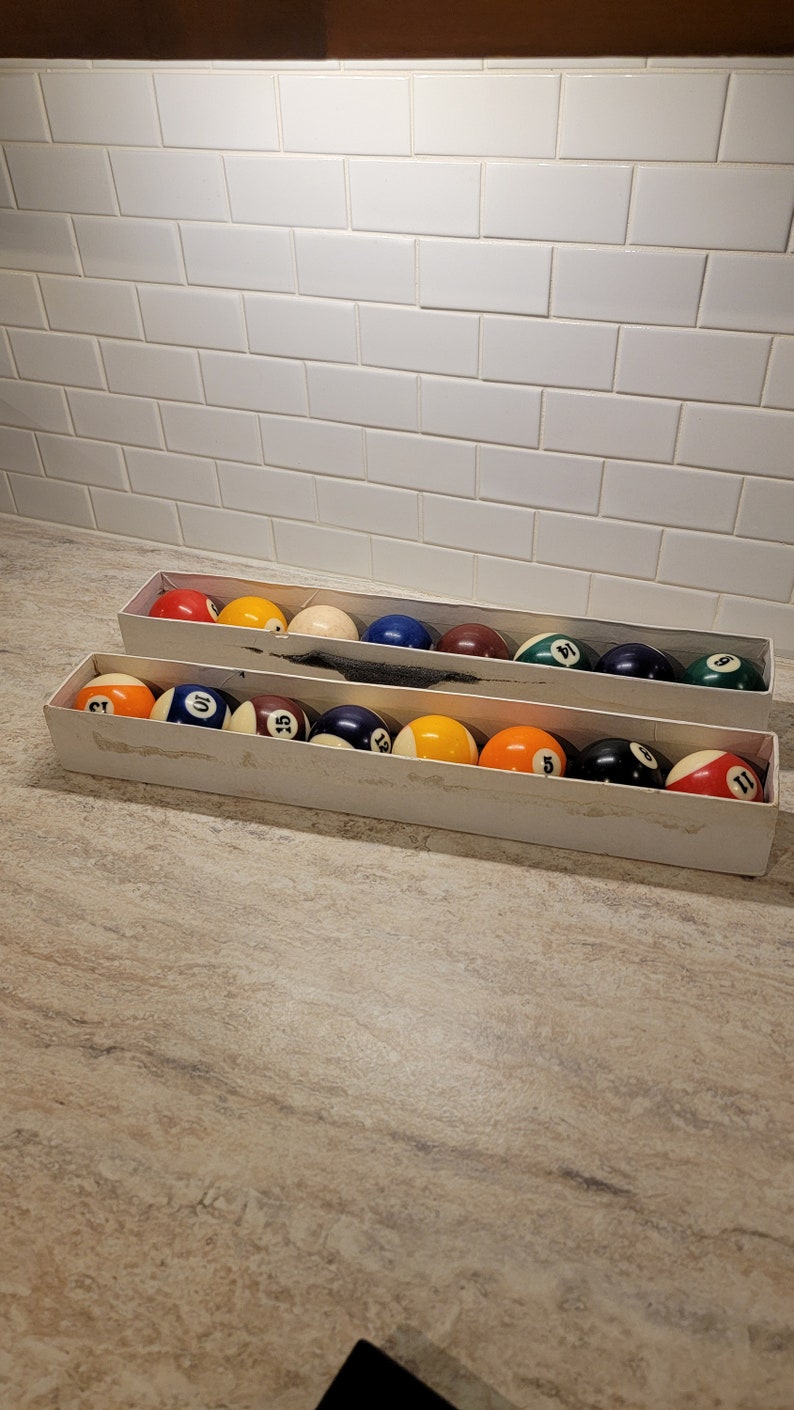 Pool Balls, Billard Balls From the 1990s, Vintage Pool Billard Balls - Etsy