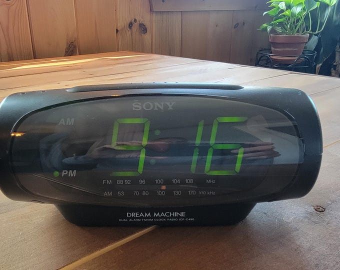 Vintage 1990s Sony Dream Machine AM FM Radio Alarm Clock - Etsy