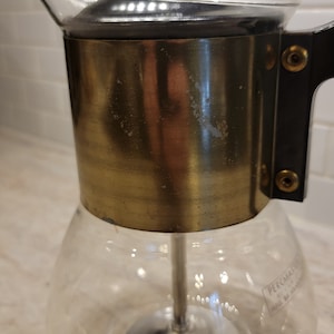 Vintage Glass Handcraft Percmaster 1950s Percolator, Vintage Glass ...