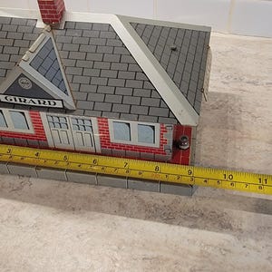 Vintage Marx Girard Whistling Train Station, 2960 Tin Building, O Gauge ...
