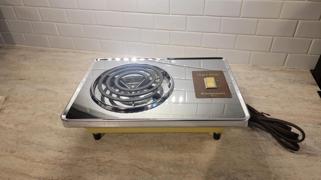 Vintage Dominion Range Electric Model 1451 Single Element Buffet ...