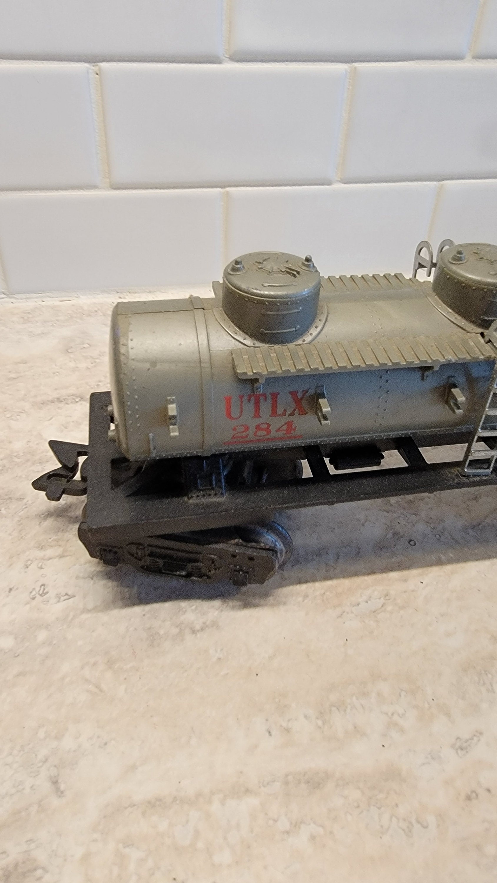 Vintage Marx Toy Train Utlx 284 Three Dome Tank Car - Etsy
