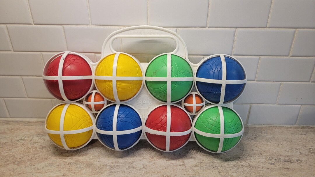 Vintage Bocce Ball Set, Made in France, Bocce Ball - Etsy