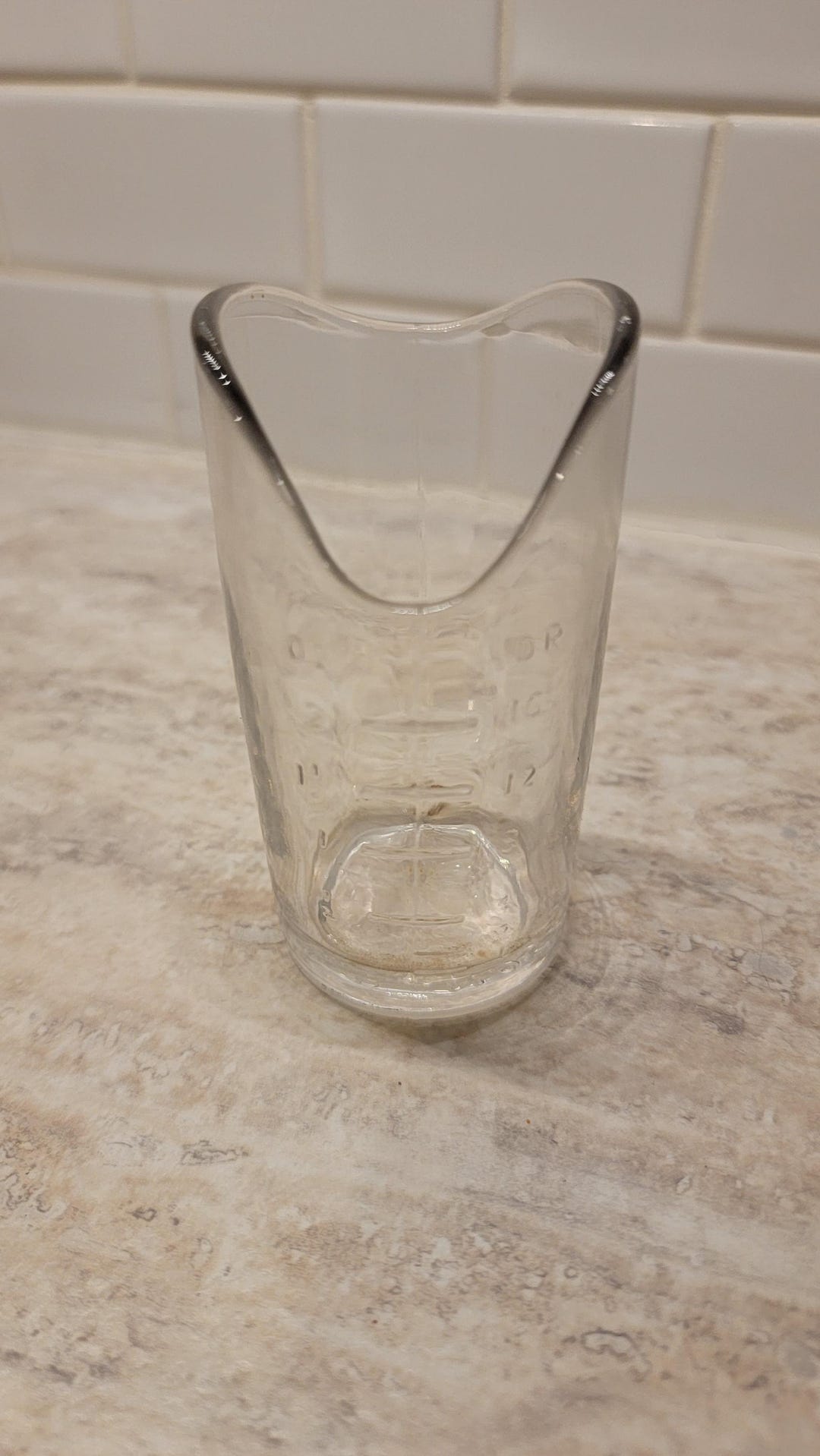 Mckesson Robbins Nose Cup, Antique Glass Nose Cup, 1901 Mck & R Nose ...