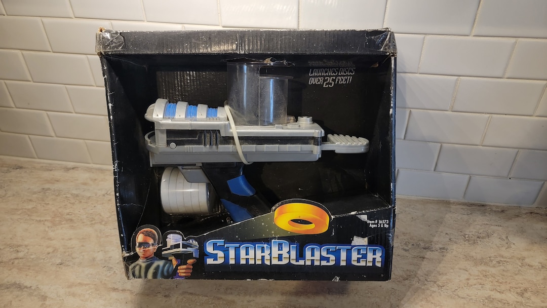Vintage 1990s Toy Starblaster Toy Gun, Foam Disk Shooter - Etsy