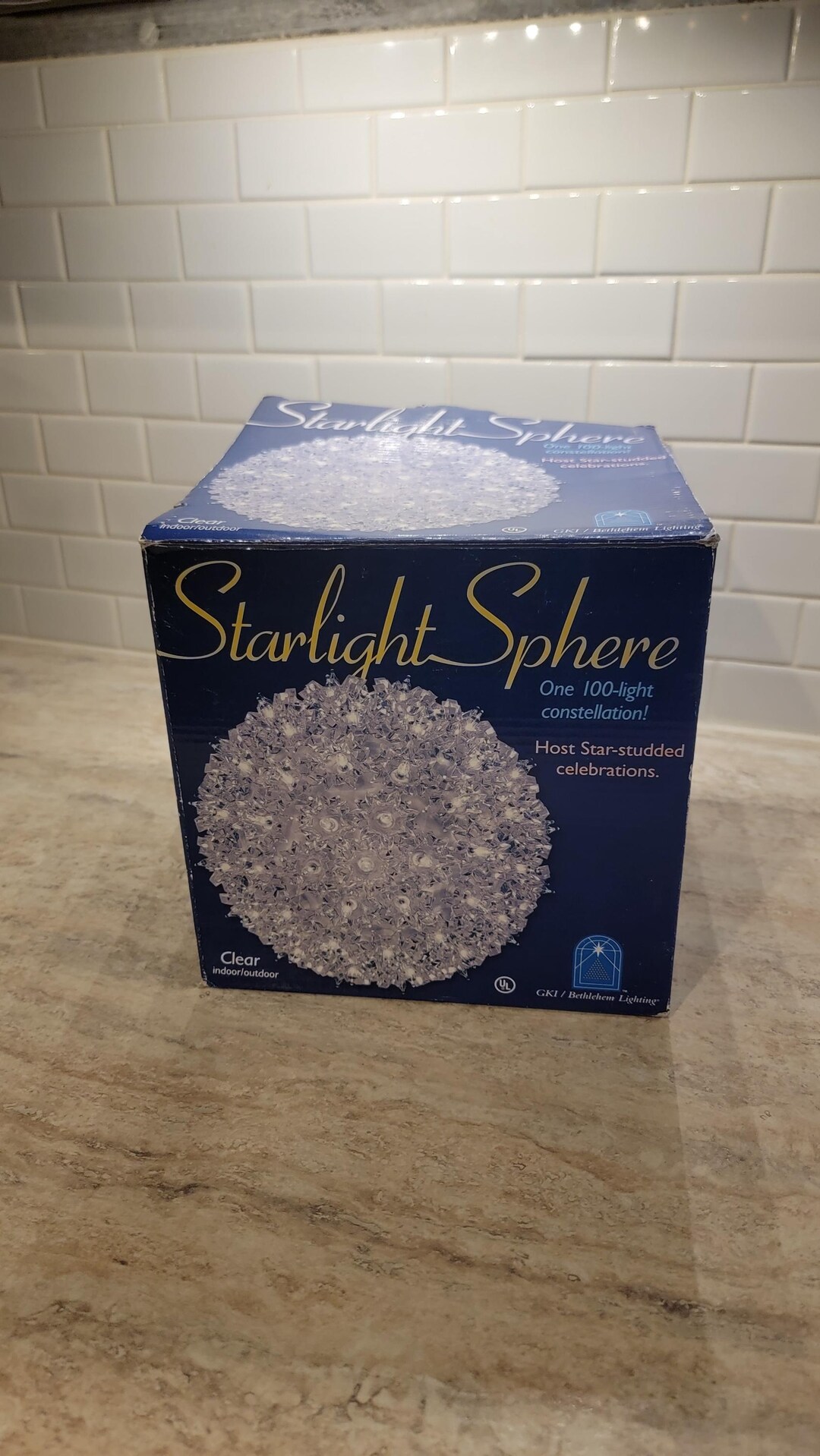 Vintage Christmas Starlight Sphere 100 Mini Hanging Light, GKI ...