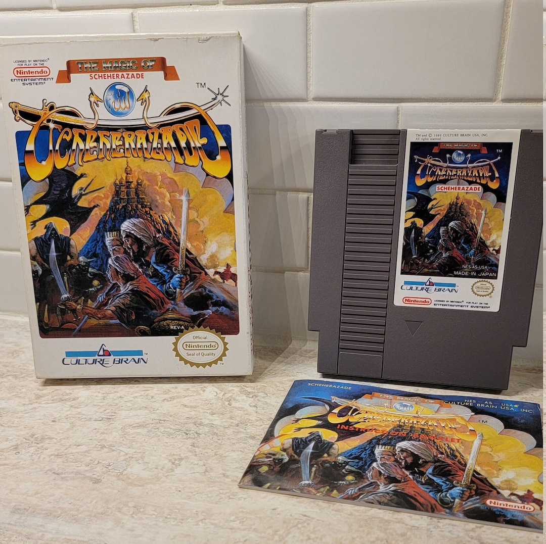 NES the Magic of Scheherazade Nintendo Entertainment System the Magic ...