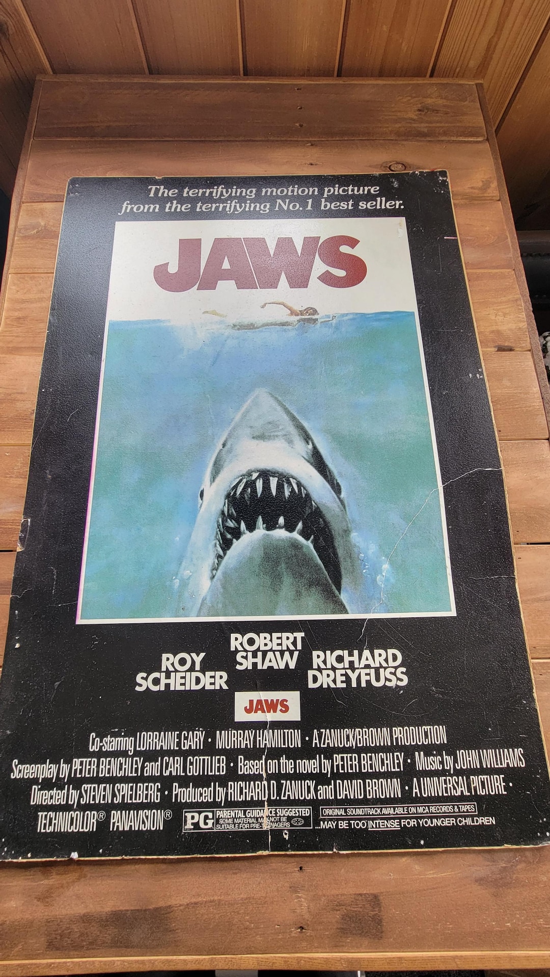 Original Jaws Movie Theater Poster, Jaws Movie Memorabilia - Etsy