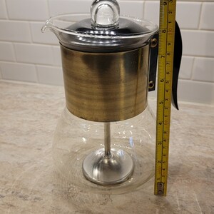 Vintage Glass Handcraft Percmaster 1950s Percolator, Vintage Glass ...