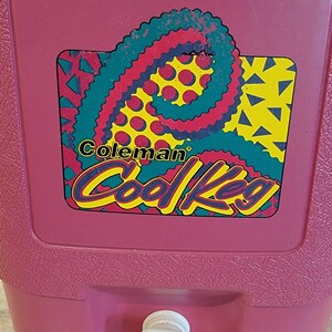 Vintage Coleman Cool Keg Cooler, Early 1990s Coleman Cool Keg Cooler ...