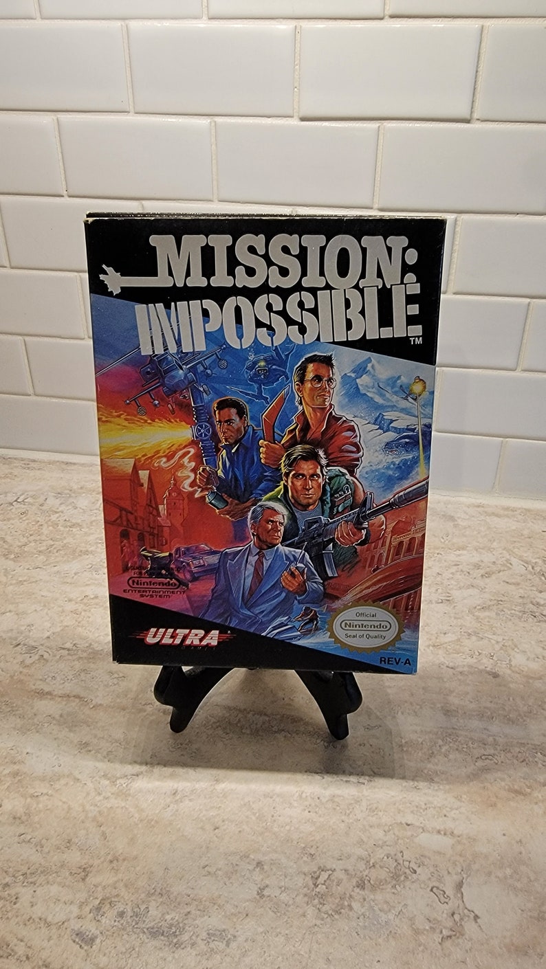 NES Nintendo Original Mission Impossible Nintendo - Etsy