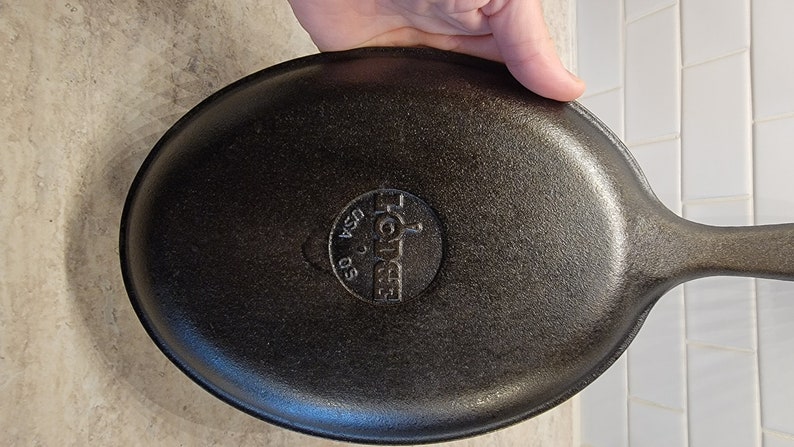 Lodge Cast Iron Oval OS2 Pan Seasoned ,frying Pan, Cast Iron Sizzler ...