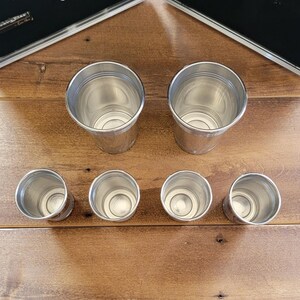 Mid Century Portable Travel Bar, Martini Cocktail Shaker Bar Set ...