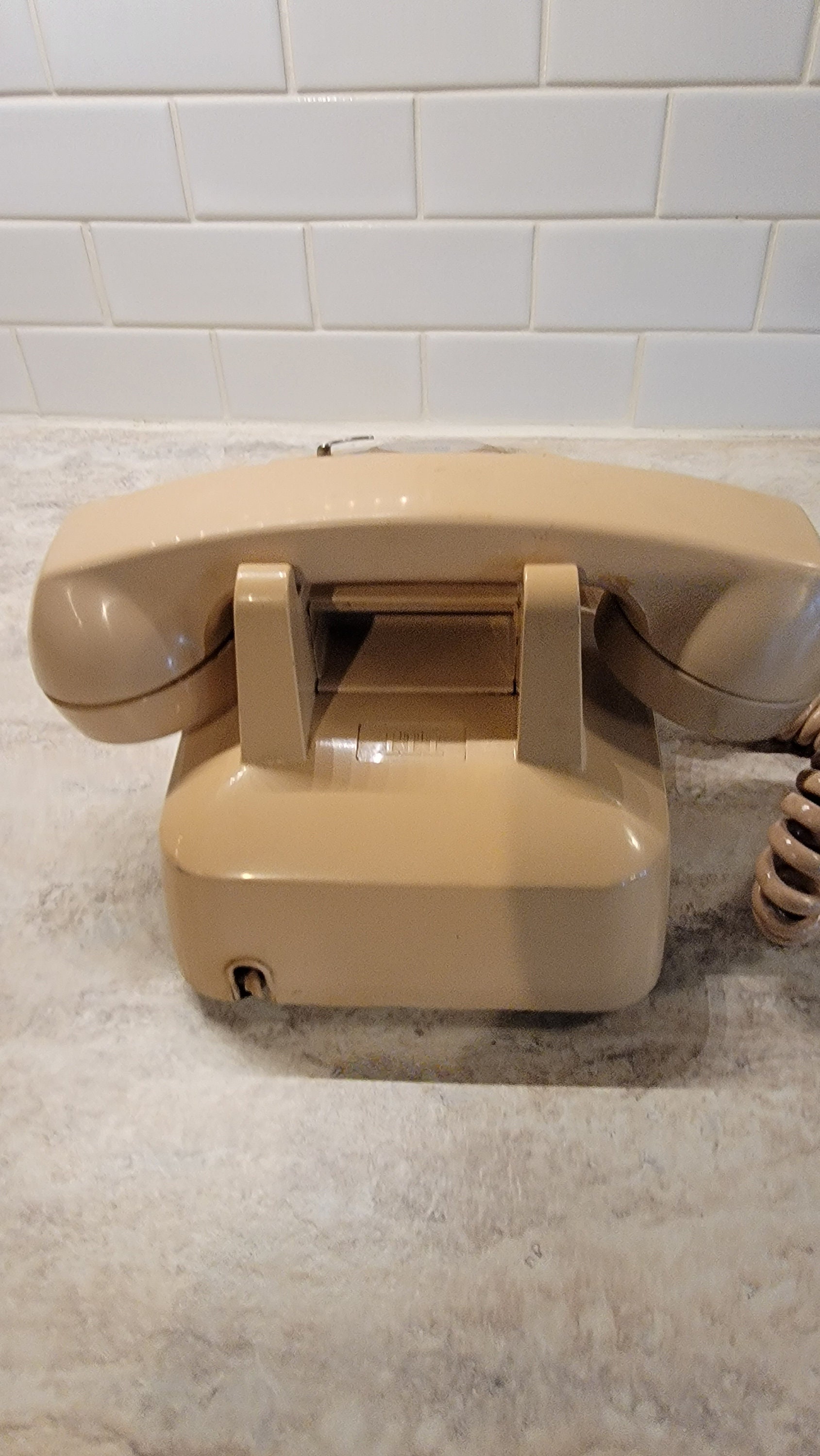 Vintage ITT Rotary Cream Colored Phone, Non Working Condition - Etsy