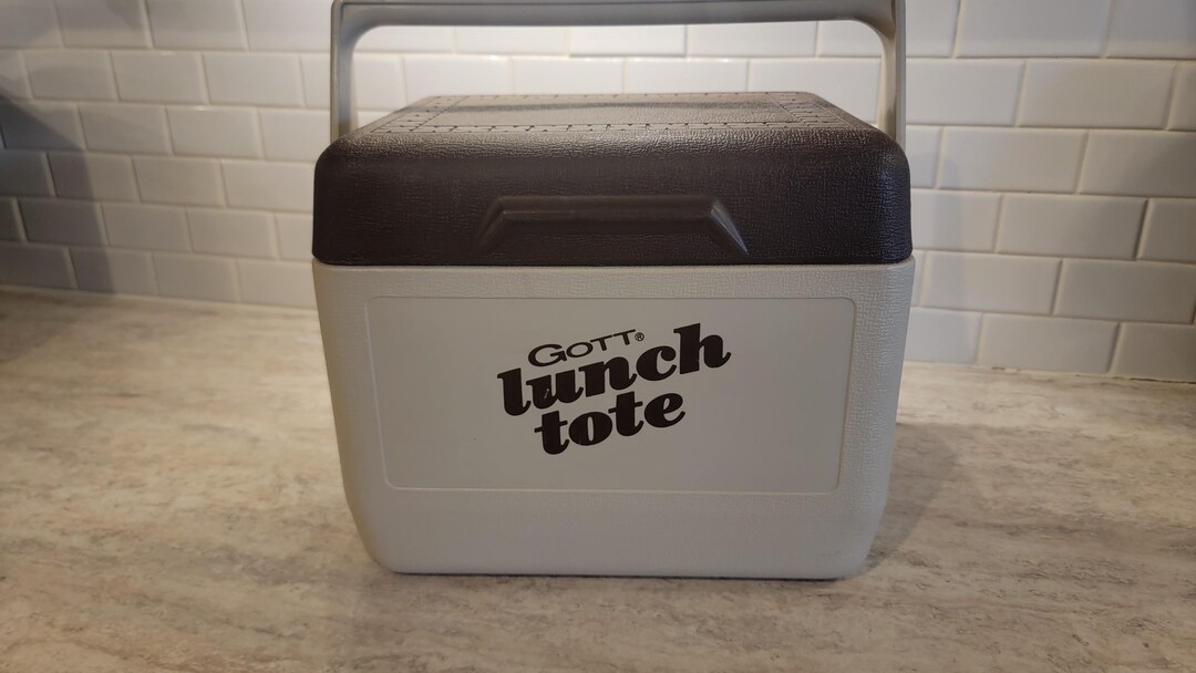Vintage Lunch Cooler, Vintage Gott Lunch Tote, Retro Cooler, Retro ...