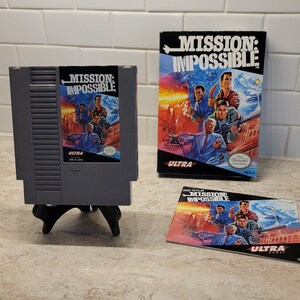NES Nintendo Original Mission Impossible Nintendo Entertainment System ...