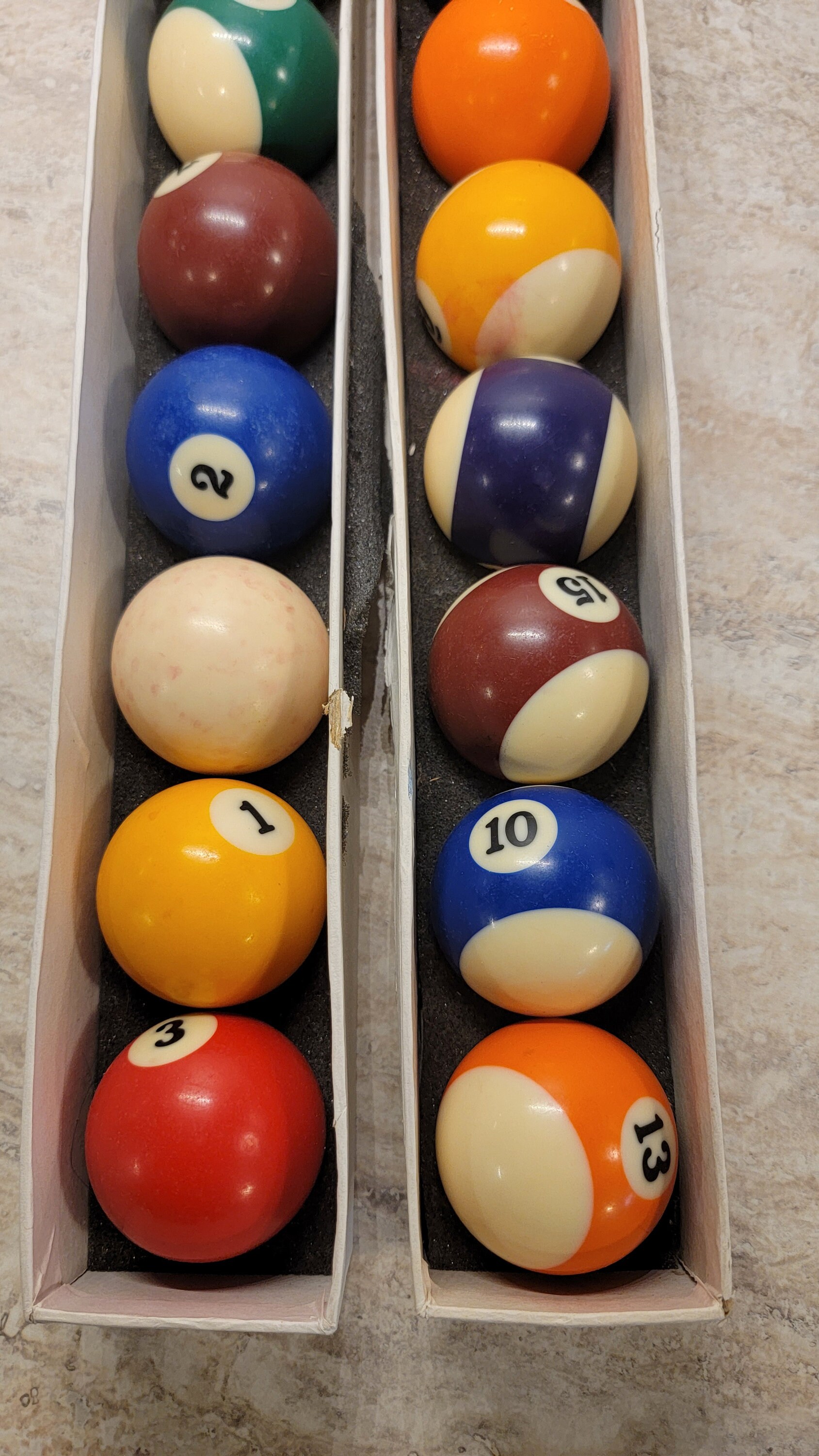 Pool Balls, Billard Balls From the 1990s, Vintage Pool Billard Balls - Etsy
